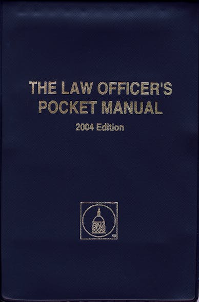 2004 Edition The Law Officer's Pocket Manual | Officer