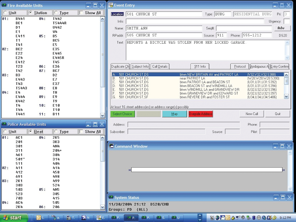 CAD/Ti From: TriTech Software Systems | Officer