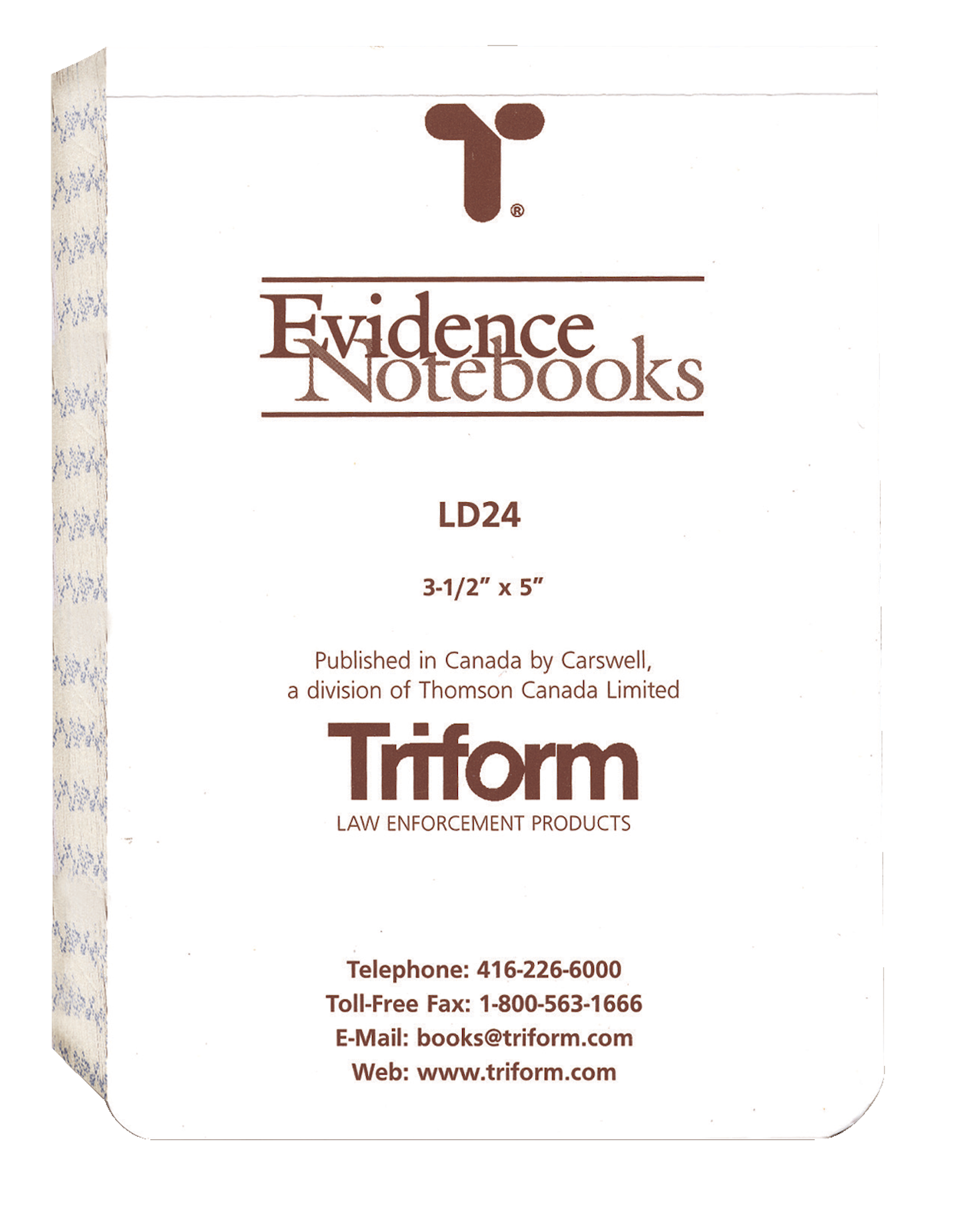 Evidence Notebooks From: TRIFORM | Officer