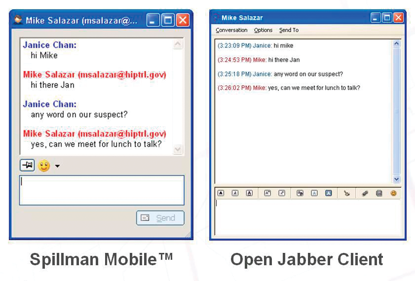 Jabber instant messaging (IM) technology | Officer
