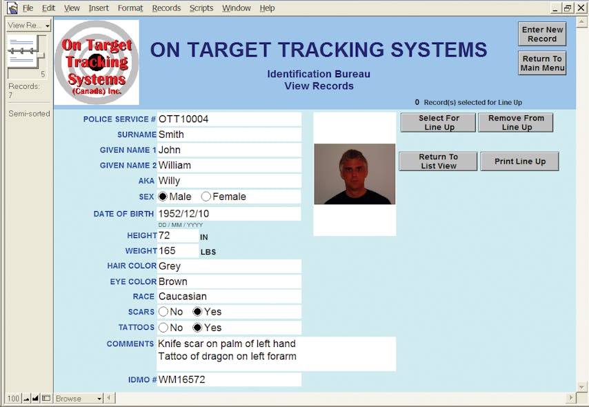 Police Photo Lineup | Officer