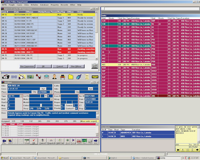 RIMS Version 18 (RIMS 18) | Officer