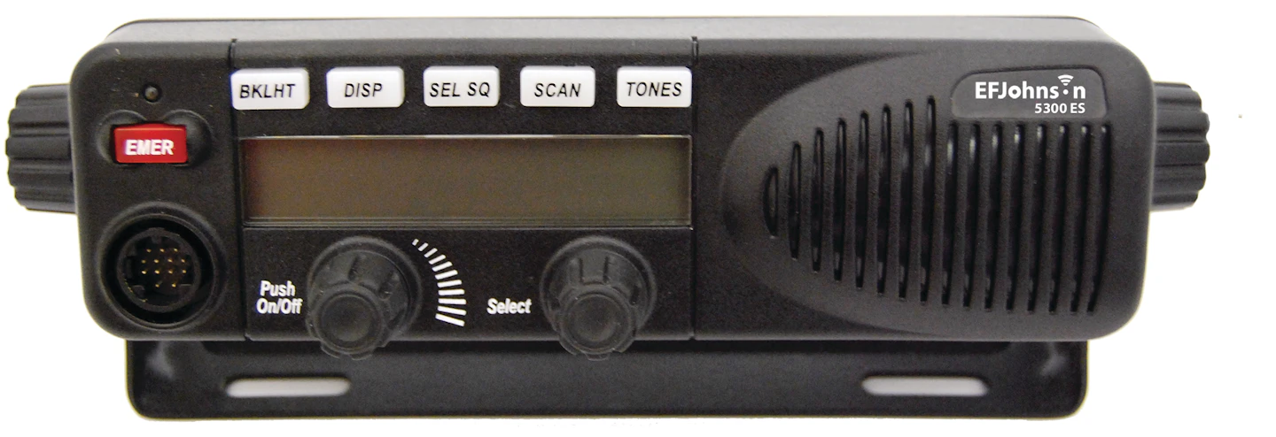 5300 ES UHF and VHF Mobile Radios From: EF Johnson Technologies | Officer