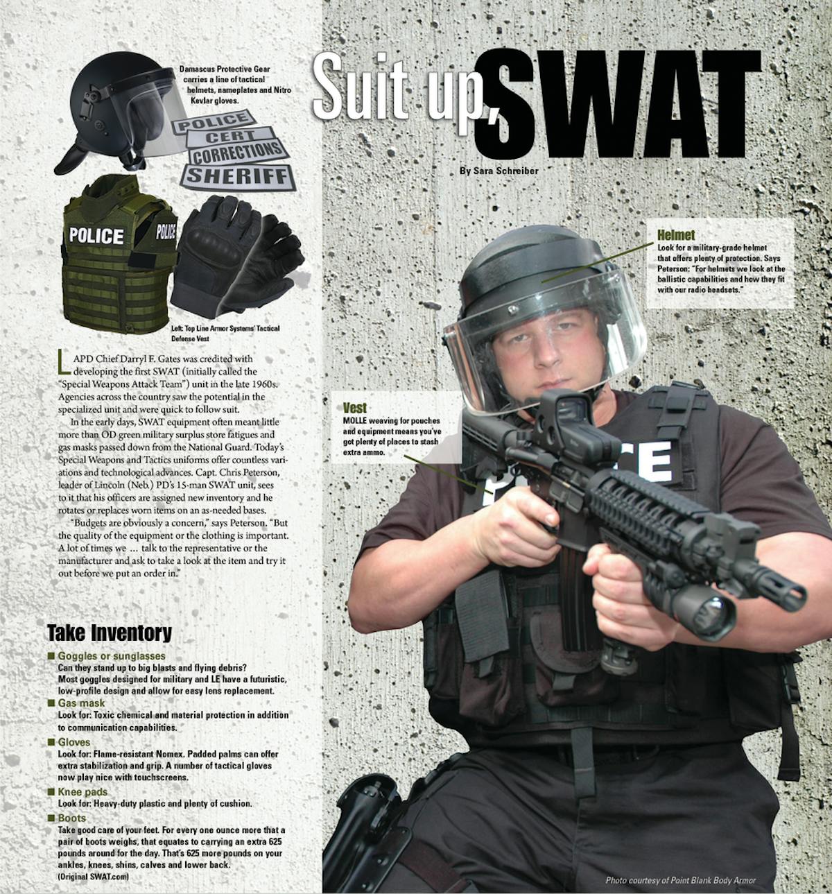 Suit up, SWAT | Officer