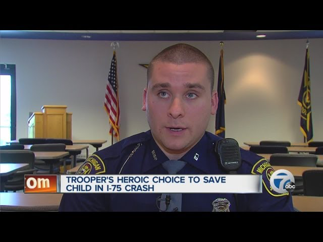 Michigan Trooper Talks About Pileup Rescue | Officer