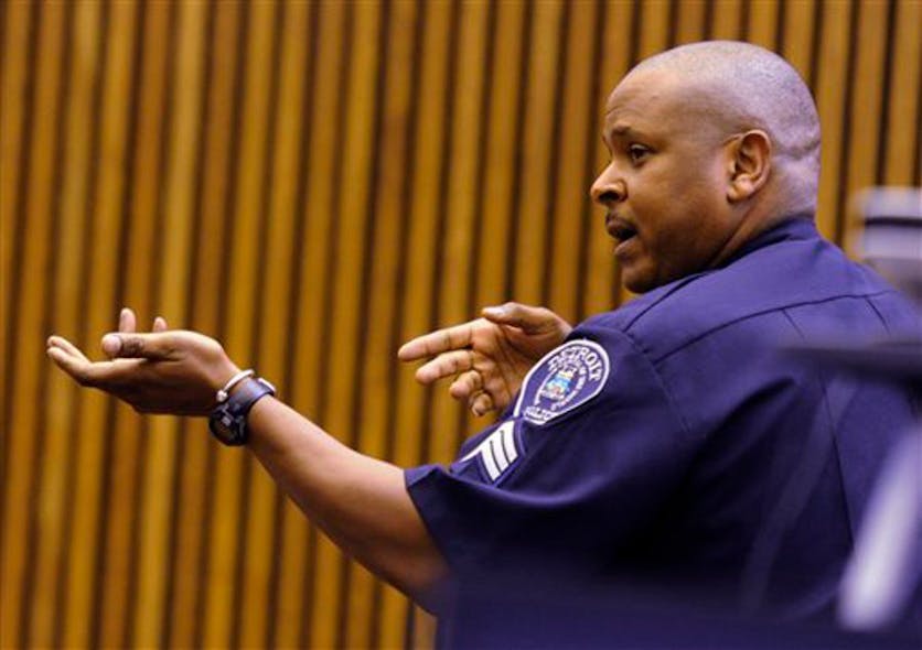 Detroit Sergeant Fights Tears Recalling Raid | Officer