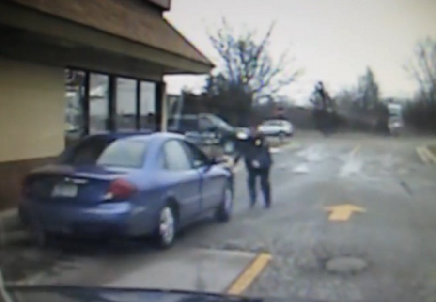 Michigan Officer Swiped by Drunken Driver at Drive-Thru | Officer
