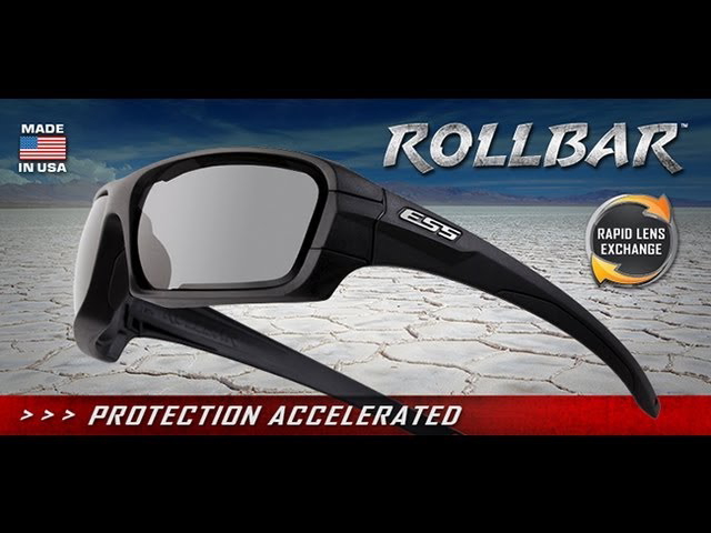 ESS Rollbar Ballistic Sunglass with Rapid Lens Exchange | Officer