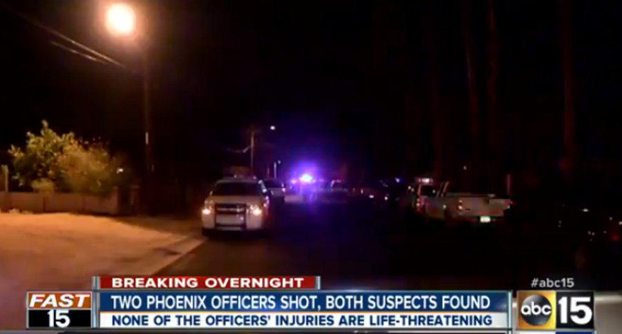Two Phoenix Officers Shot; Suspects Found | Officer