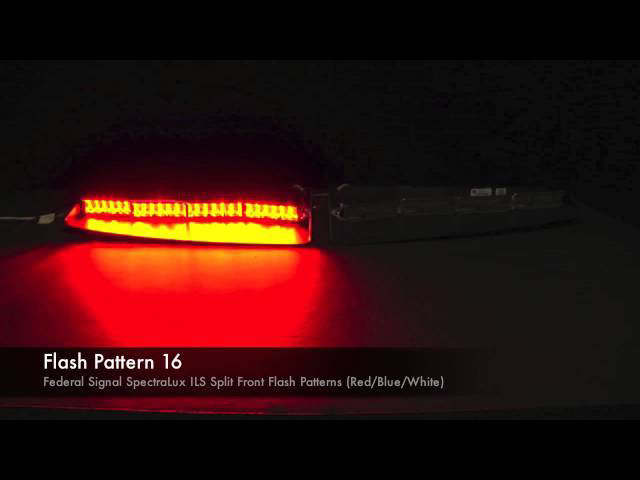 SpectraLux ILS Split Front Flash Patterns | Officer