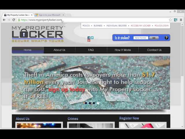 My Property Locker Tutorial - How to add/remove property | Officer