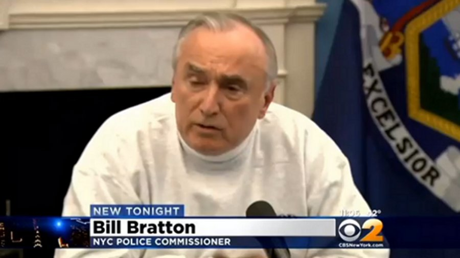 Bratton Addresses NYPD Chief's Resignation | Officer