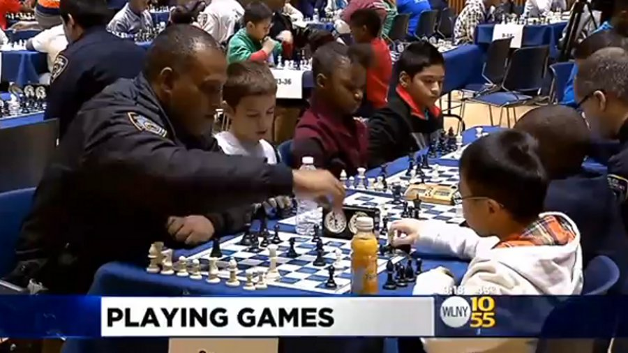 NYPD Officers, Students Join Forces for Chess Tournament | Officer