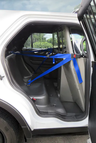 Outboard Seat Belt option for their Prisoner Transport Seats | Officer