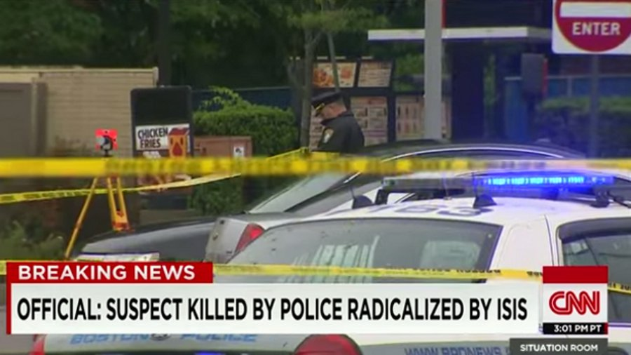 Police: Man Radicalized by ISIS Shot, Killed in Boston | Officer