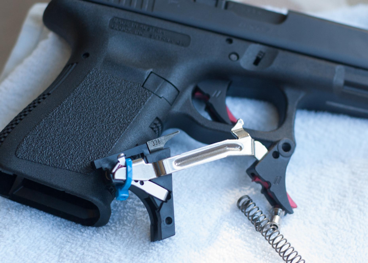 LET magazine August 2015 Firearm Review ZEV Trigger Kit Glock | Officer