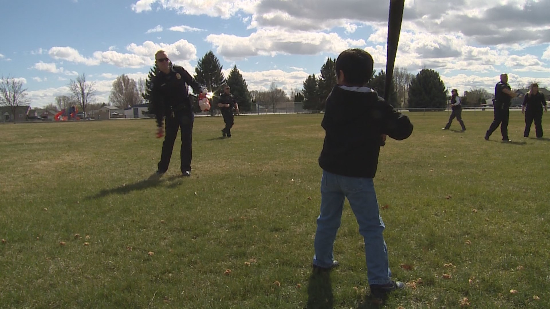 Video of Officers Playing Ball With Kids Goes Viral | Officer
