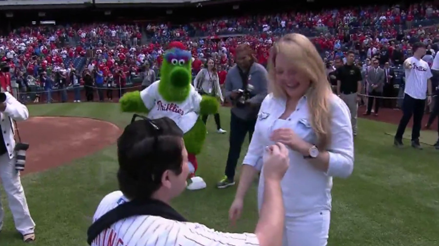 Officer Jesse Hartnett came prepared to Citizens Bank Park on Monday ...