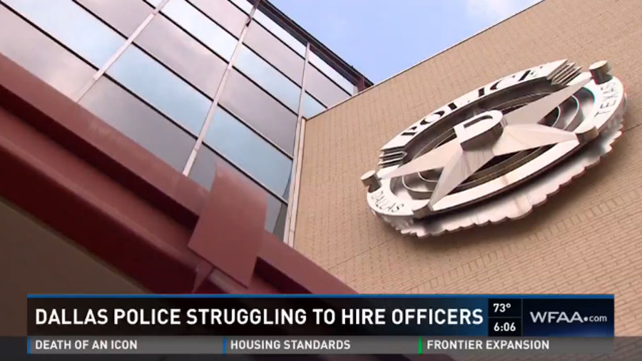 Dallas Police Department Struggling to Hire Officers | Officer