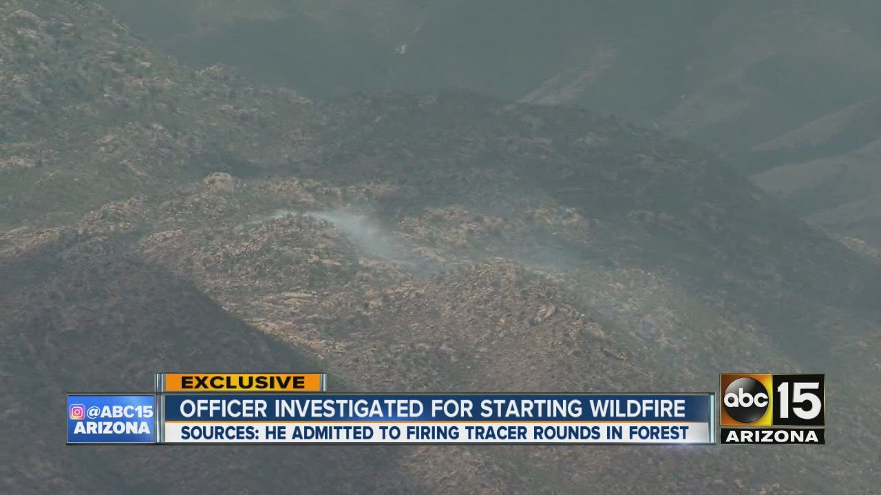 Phoenix Officer Under Investigation for Starting Wildfire | Officer