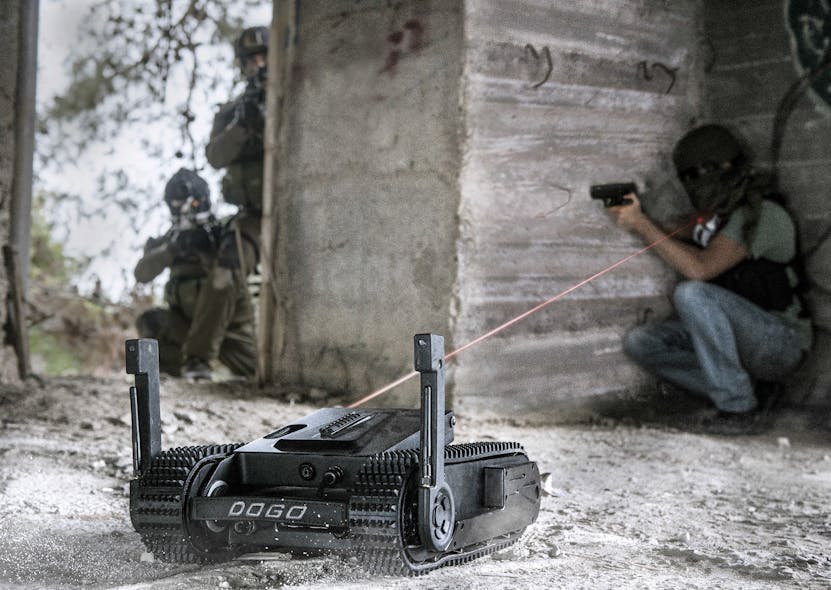 DOGO - a lightweight tactical combat robot | Officer
