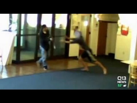 Video shows student hero tackle, disarm gunman | Officer