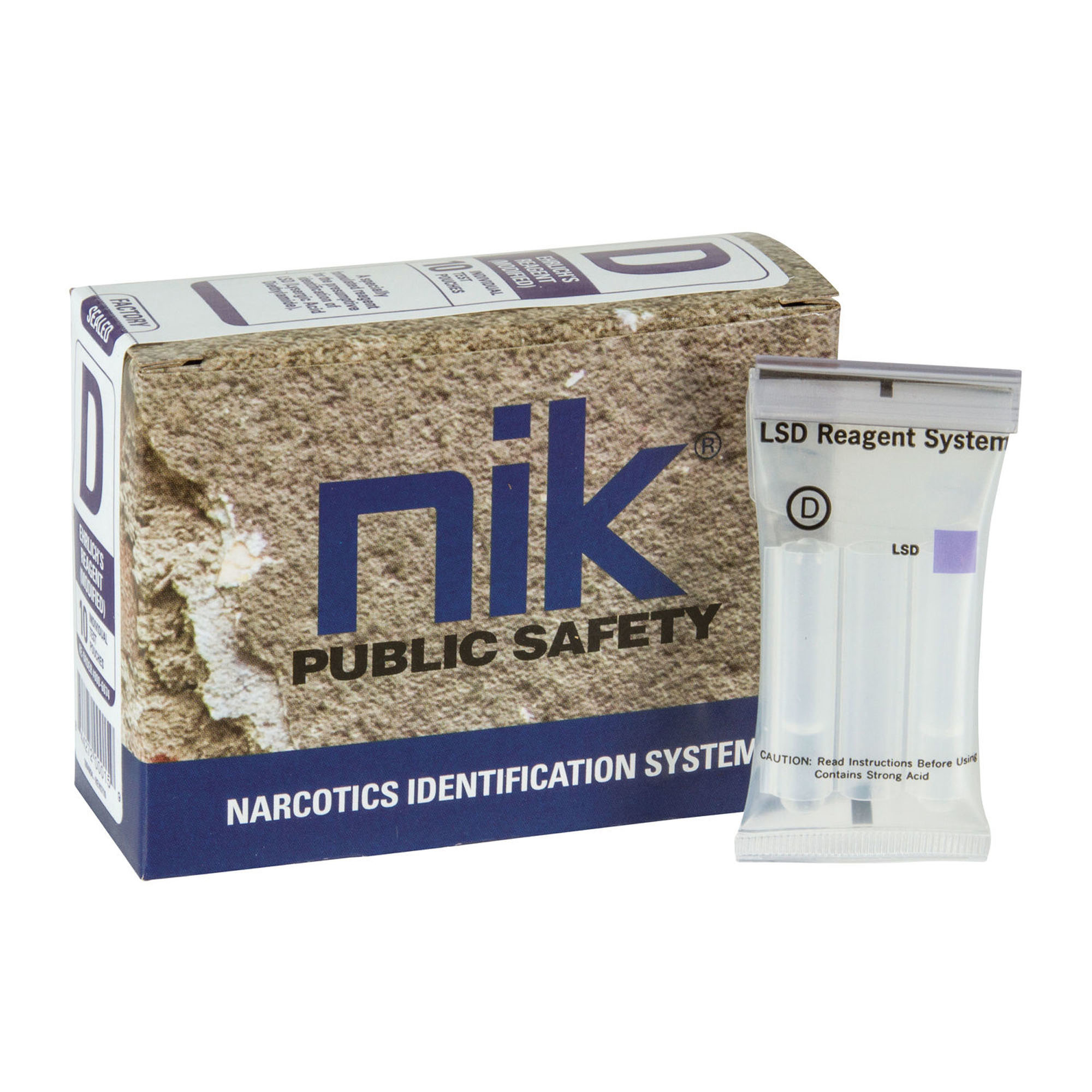 NIK Drug Test Kit Test D Hallucinogens | Officer