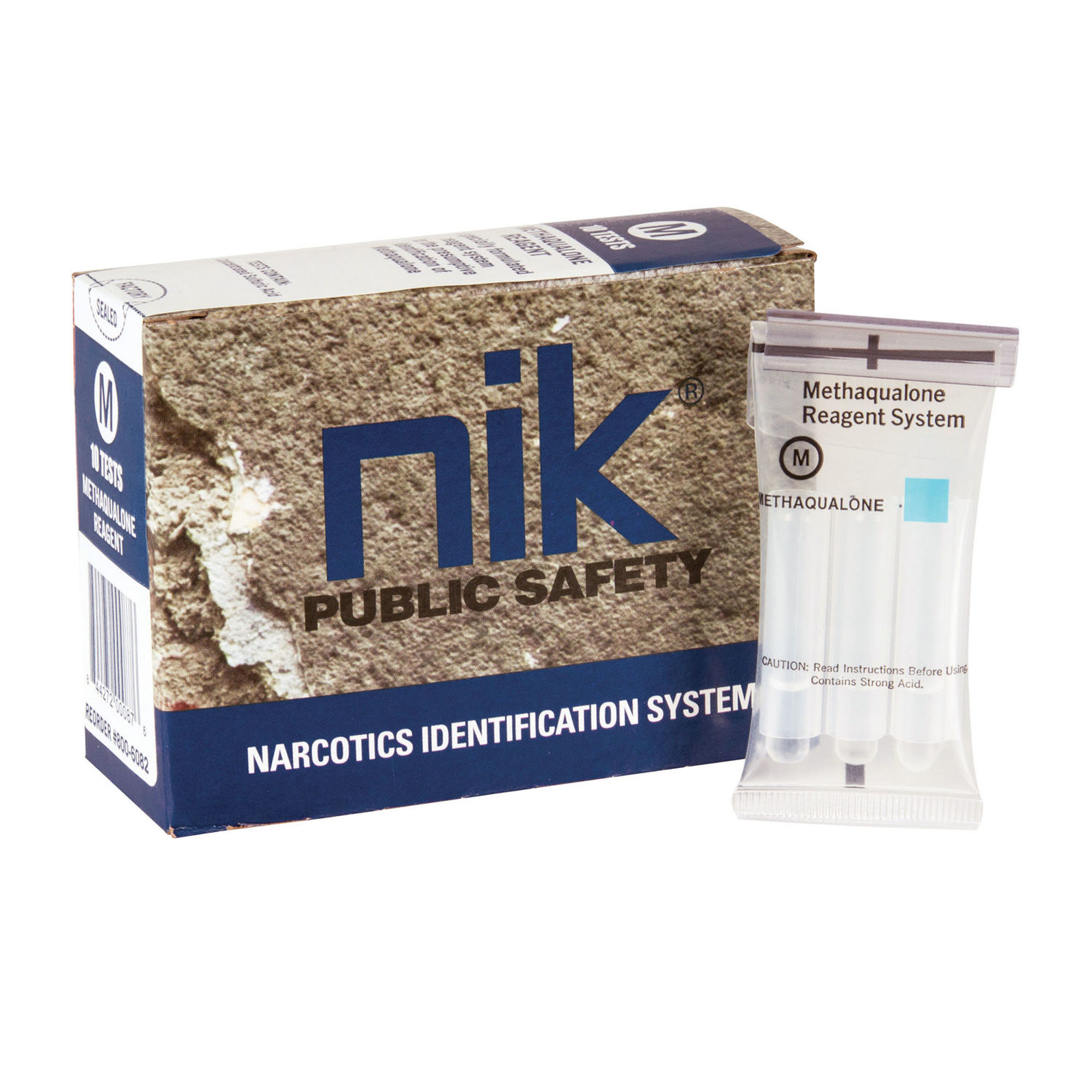 NIK Drug Test Kit Test M Methaqualone/PCP | Officer