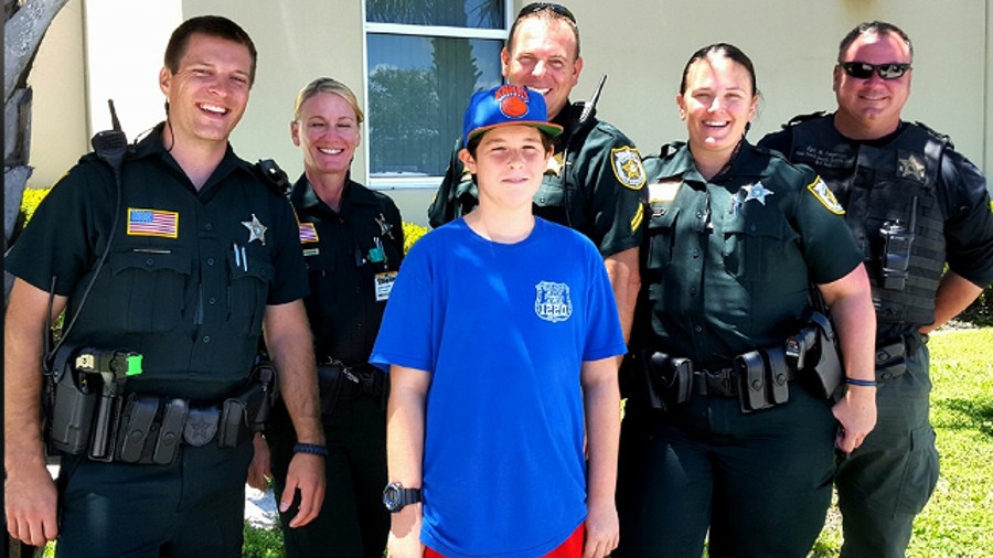 Autistic Boy On a Mission to Thank Officers | Officer