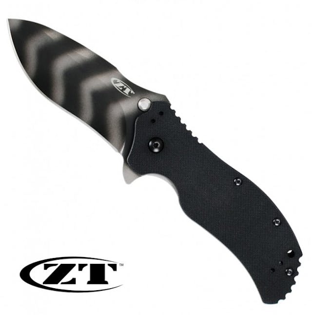 Zero Tolerance Folder G10 Black/Tiger Stripe | Officer
