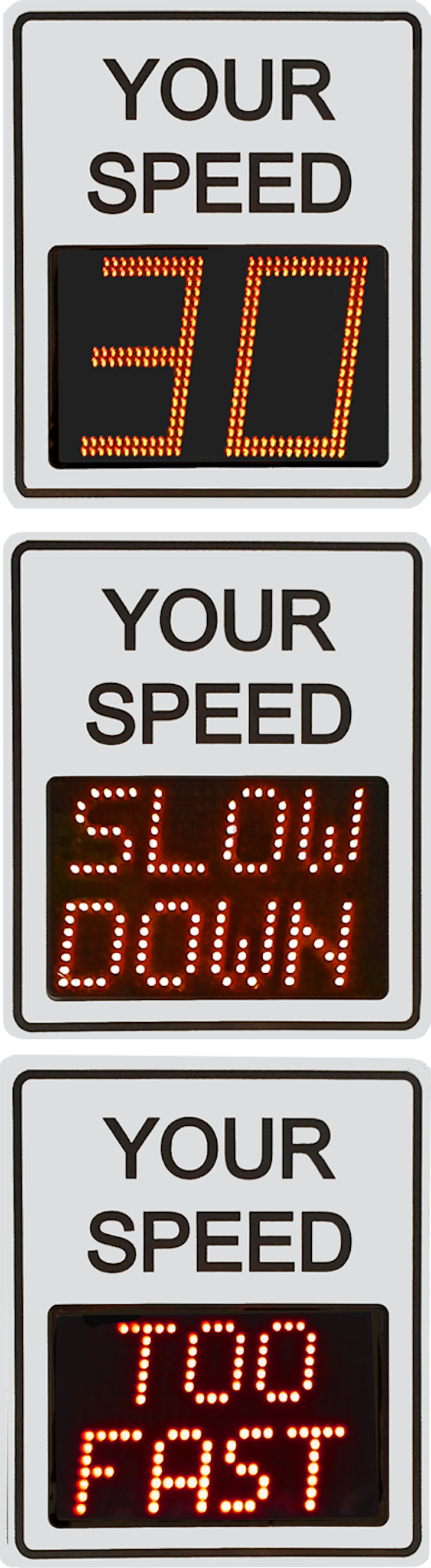 Driver Feedback Sign TC-600 From: Radar Speed Signs | Driver Feedback ...