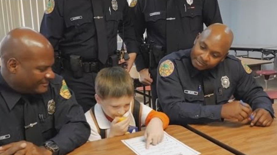 Cops Attend 'Breakfast with Dad' Event for Boy Whose Father Was ...