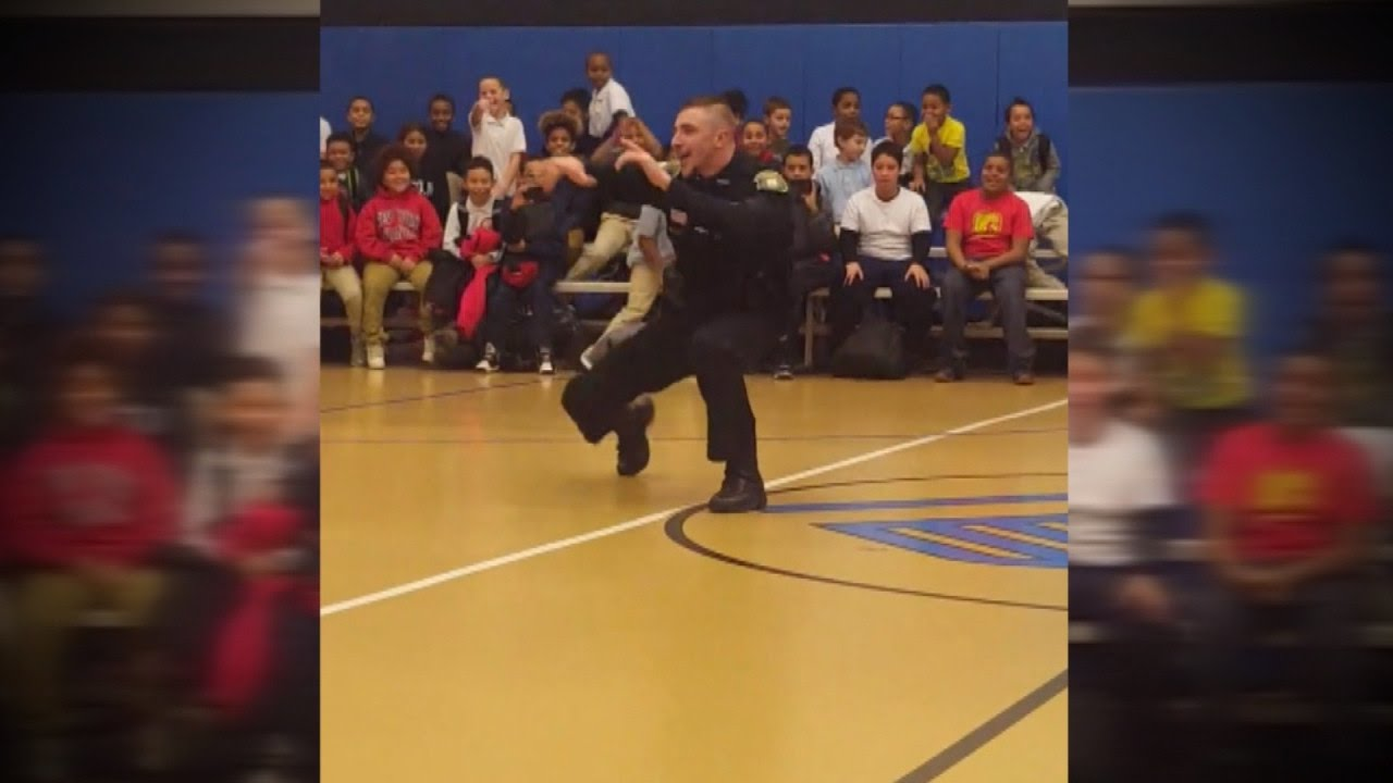 Kind Police Officer Lights Up The Dance Floor | Officer