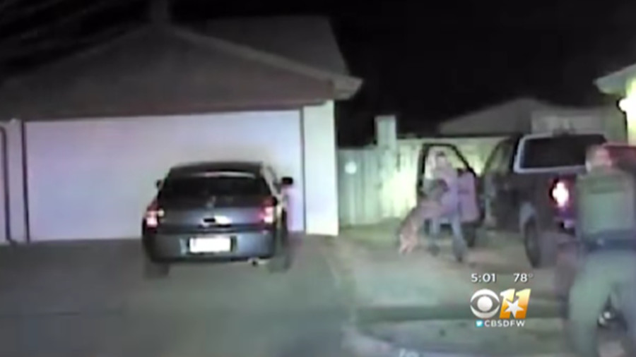 Texas Police Release Dash Cam Footage of K-9 Takedown | Officer