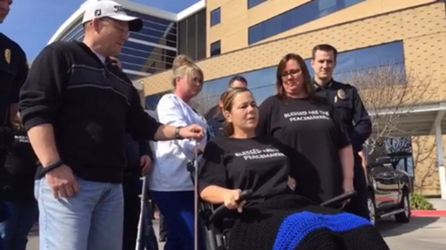Texas Police Officer Ran Over Twice Leaves Hospital | Officer