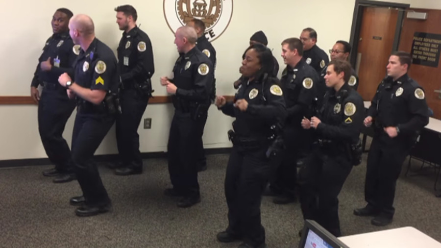 Georgia Tech Police Department Presents: The Cupid Shuffle | Officer