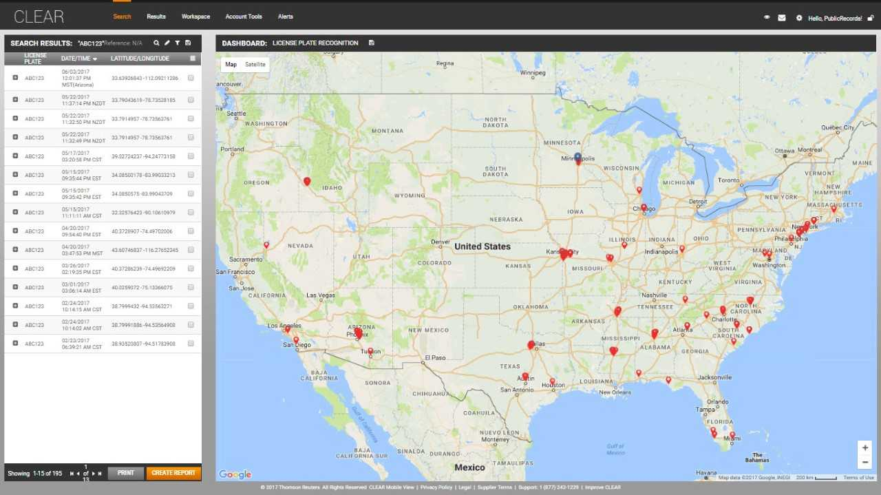 Thomson Reuters and Vigilant Solutions CLEAR Investigative Platform and ...