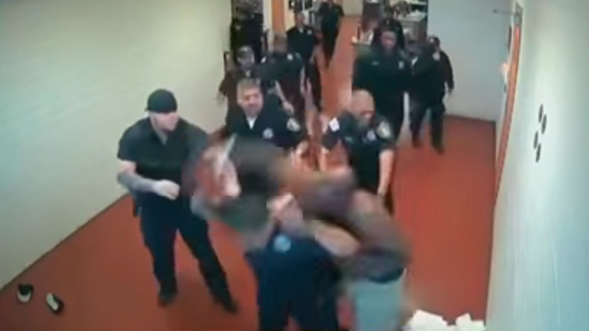 Inmate Takes on a Dozen Deputies in Wild Jailhouse Brawl | Officer