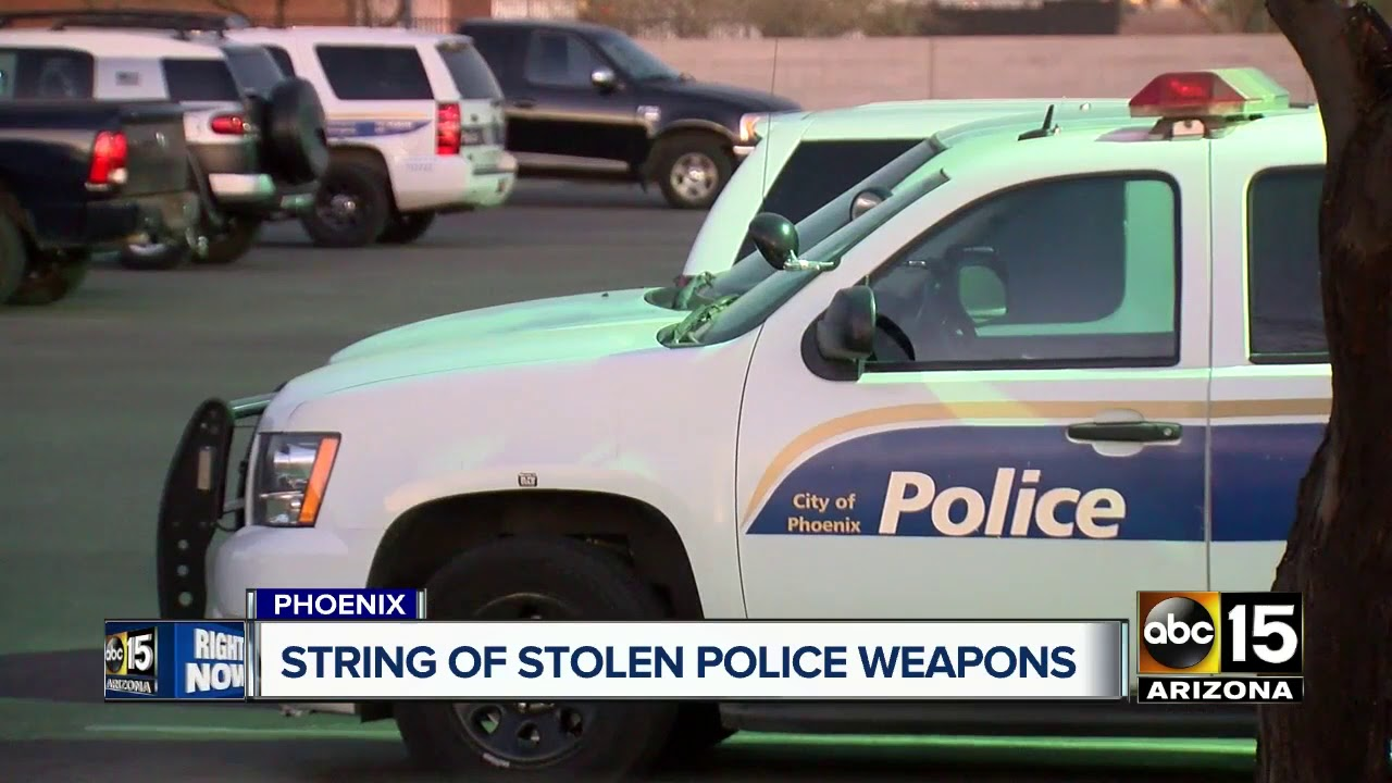 Phoenix Police Patrol Cars Burglarized at Substations | Officer