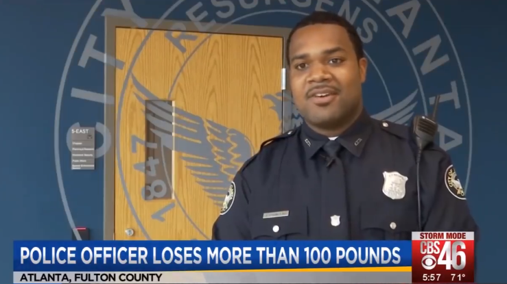 Recruit Loses More Than 100 Pounds to Become Atlanta Police Officer ...