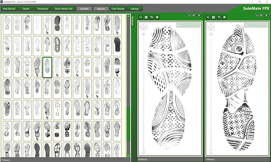 SoleMate FPX 3.0 Footwear Mark Identification System | Officer
