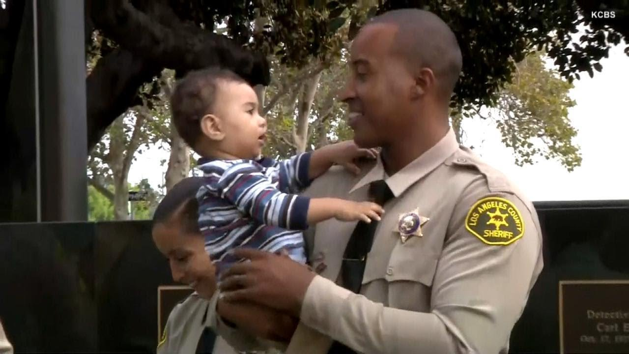 Deputy Seen Running Baby Into ER Reunites With Child and His Family ...