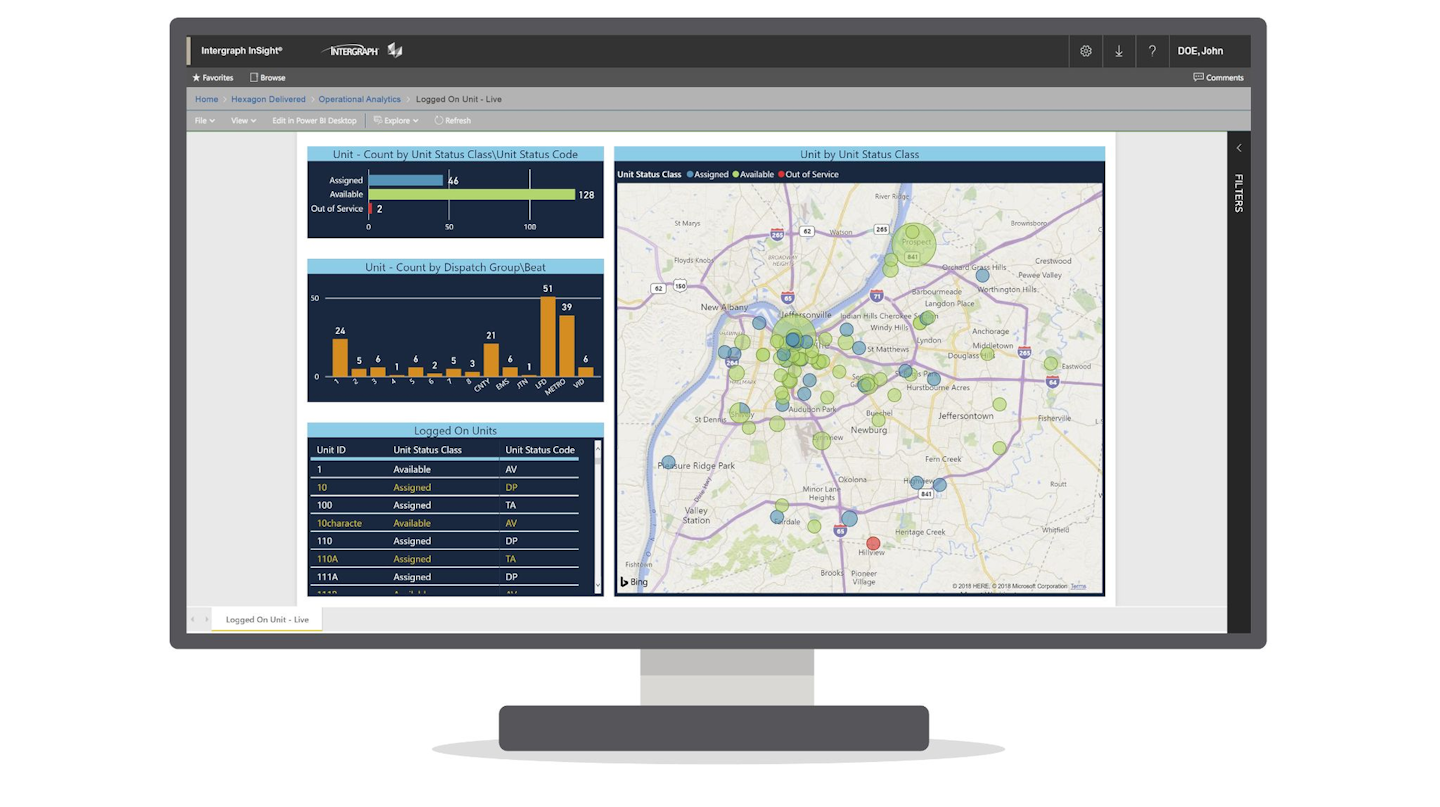 Hexagon Launches Intergraph InSight Public Safety Data Visualization ...
