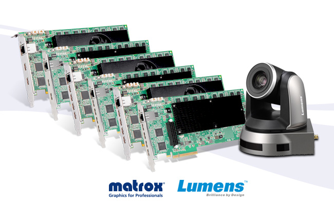 Matrox and Lumens Announce SRT H.264 Streaming Compatibility from PTZ ...