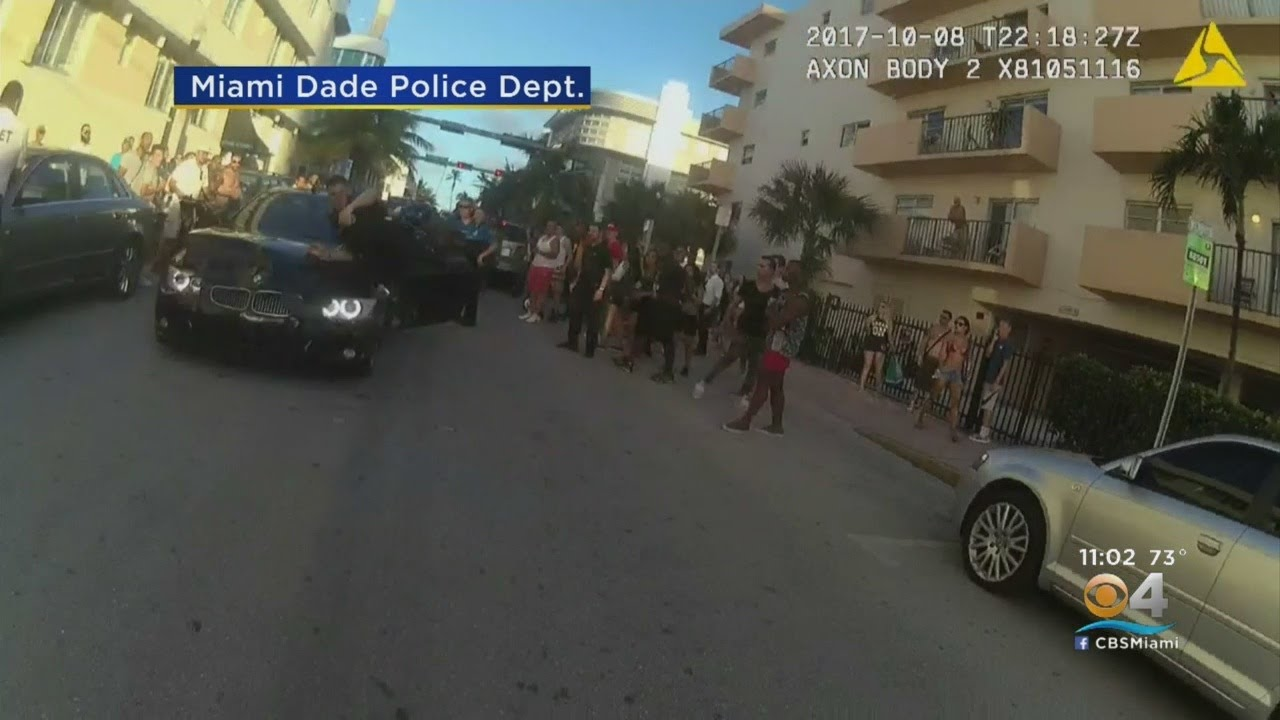 Miami Beach Police Provide Dramatic Body Cam Footage Showing Officer