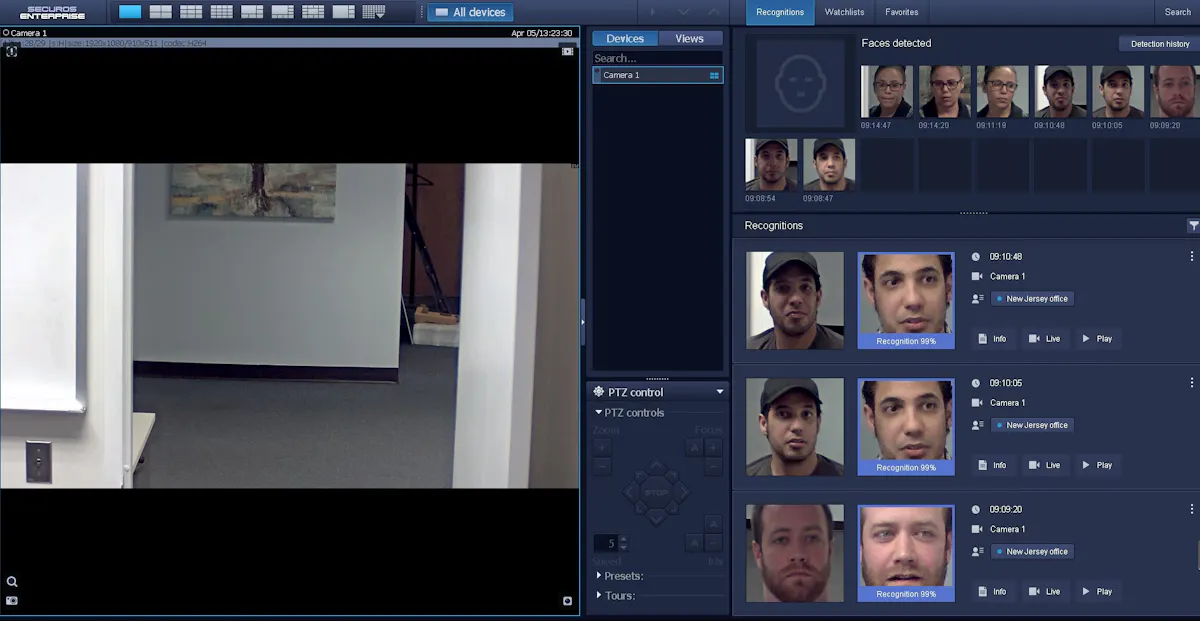 SecurOS FaceX Analytics | Officer