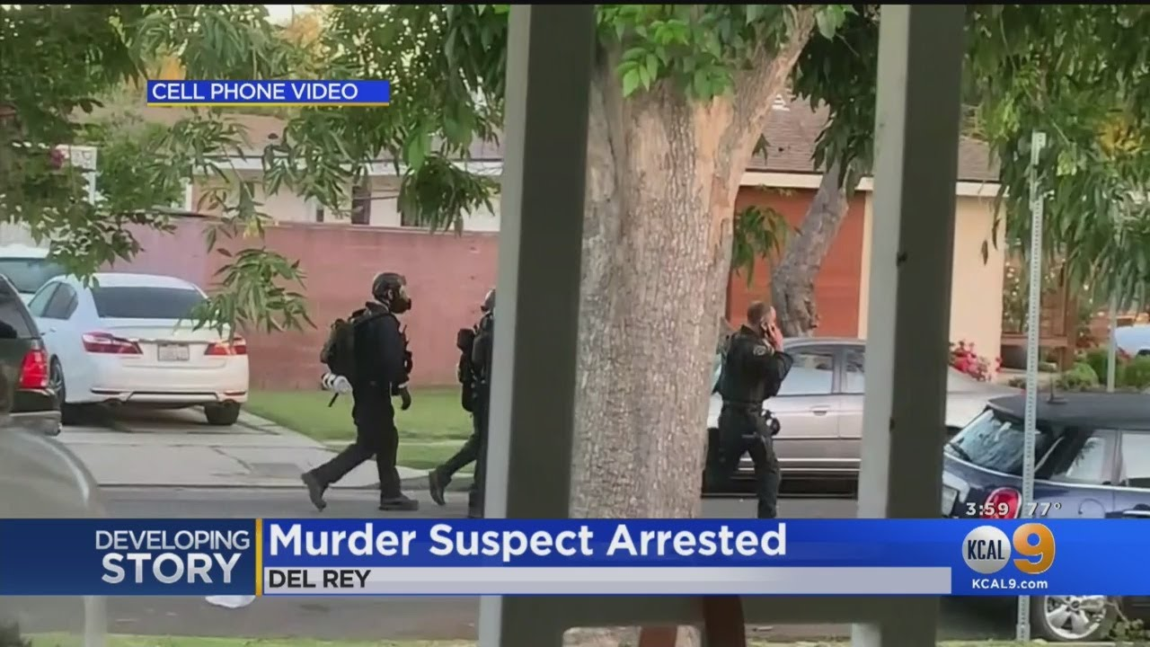 Murder Suspect Captured After Breaking Into Del Rey Home Following ...