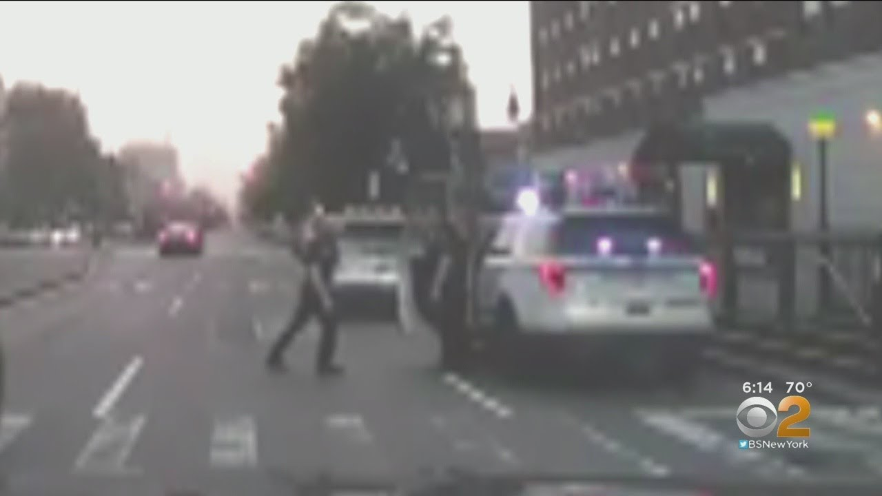 Fight Between Two NYPD Officers Caught on Camera | Officer