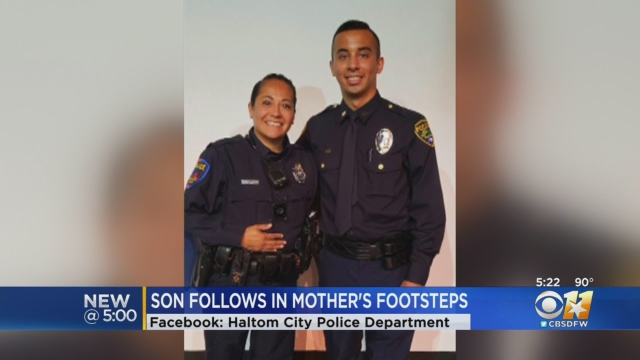 Son Follows Mom Into Career In Law Enforcement | Officer