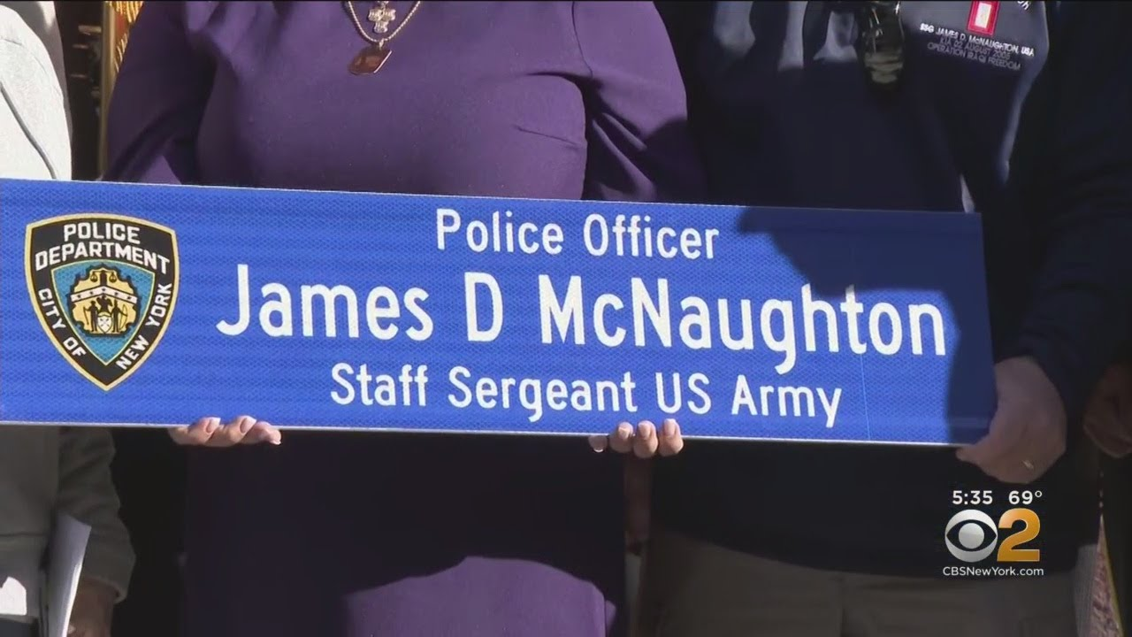 Street Renamed for Fallen NYPD Officer Killed Serving In Iraq | Officer